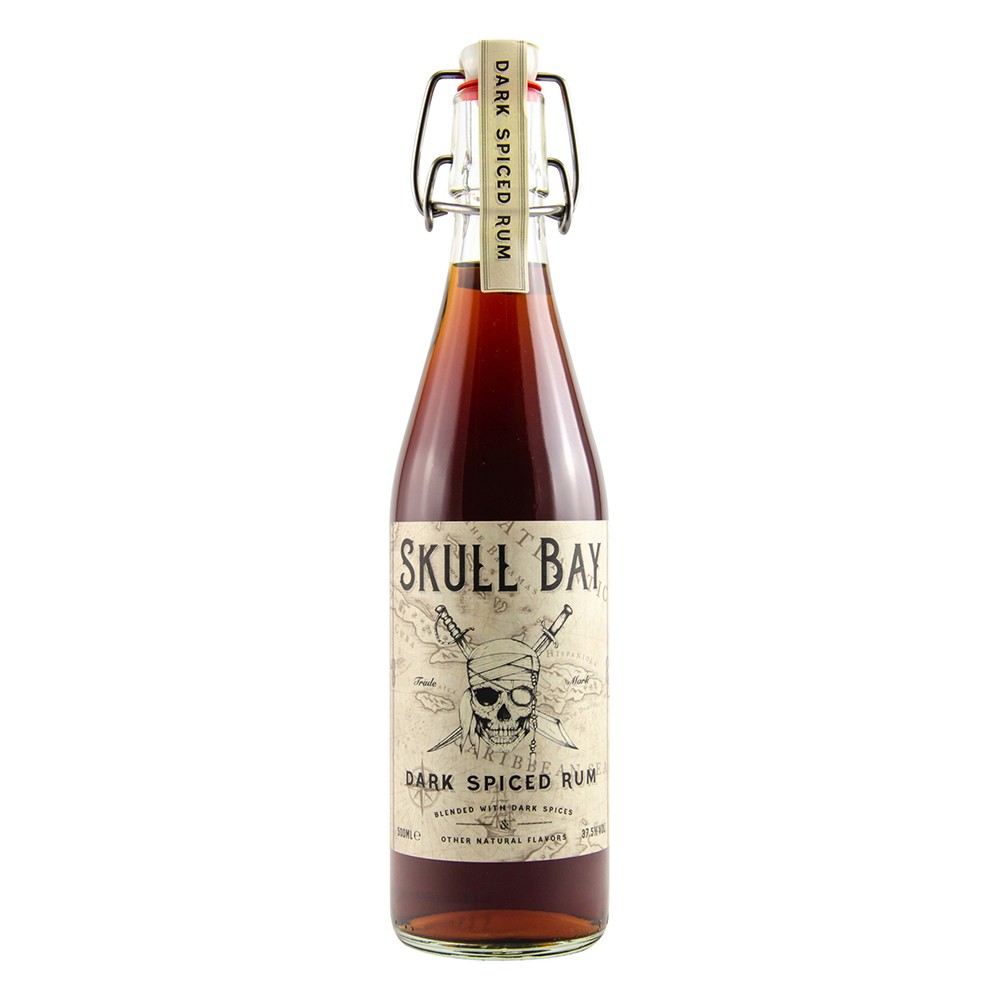 Skull Bay Dark Spiced Rum 37,5% 0,5l - SPIRITS ORIGINAL
