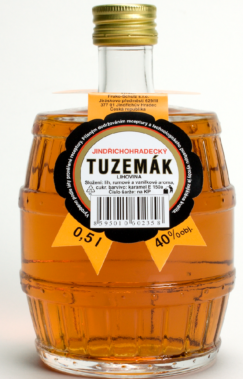 Jindřichohradecký Tuzemák Soudek 40% 0,5l - SPIRITS ORIGINAL