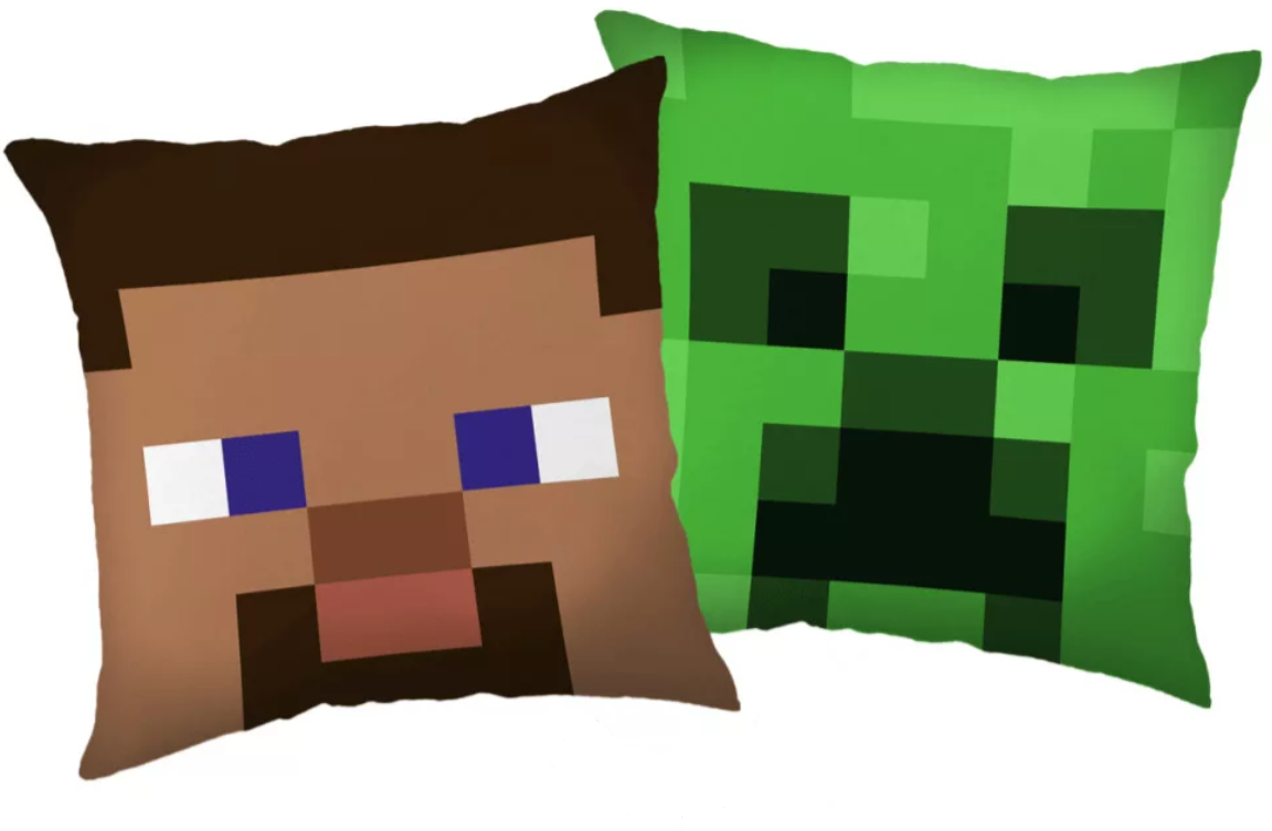Minecraft polštář Steve a Creeper - Style-shop.cz