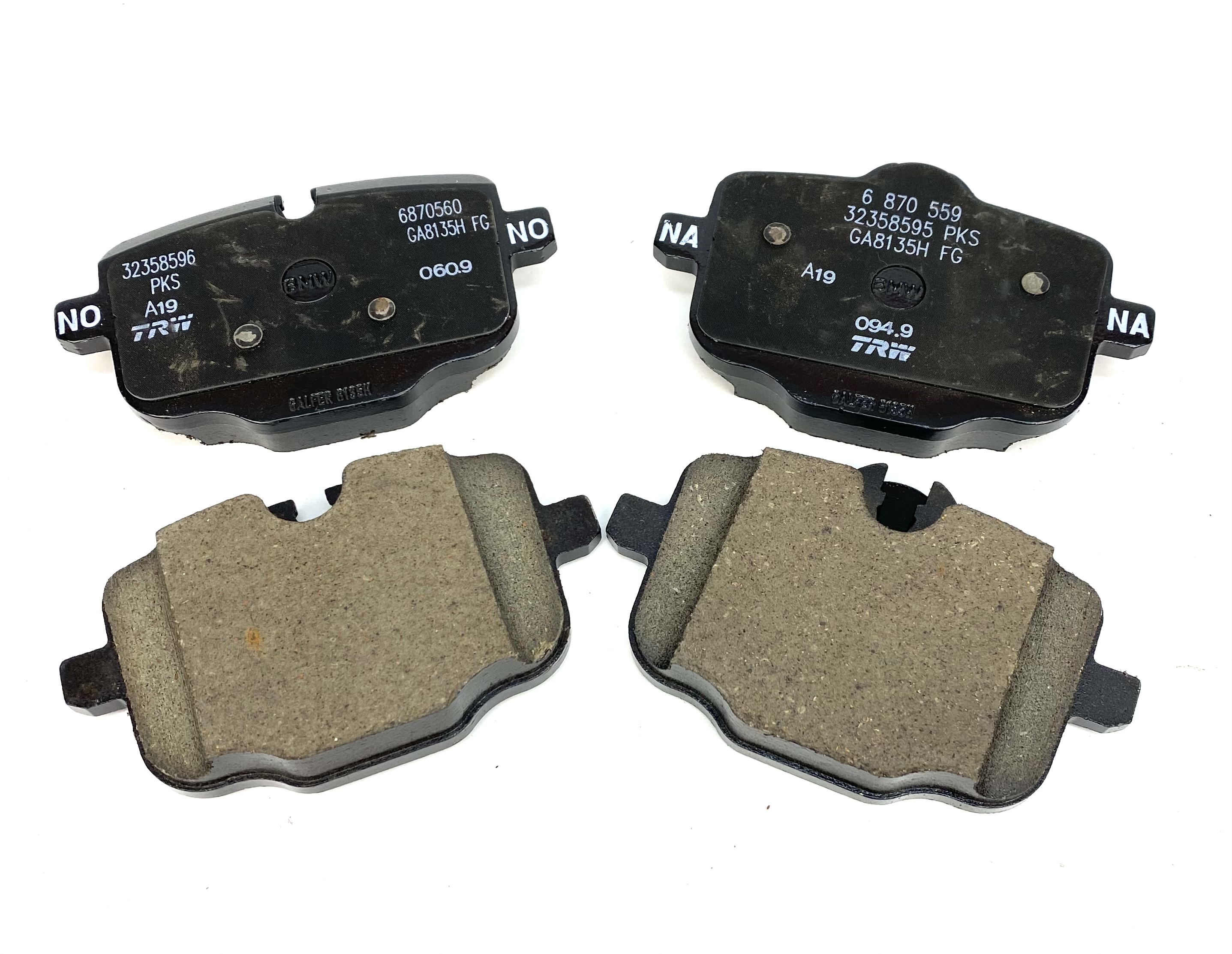 34216870552 Sada zadních brzdových destiček BMW 345x24mm - Super-parts.cz