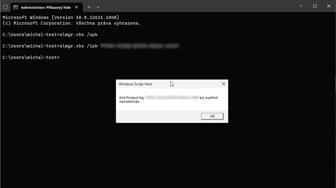 Jak aktivovat Windows přes příkazový řádek pomocí slmgr | Superlicence.cz