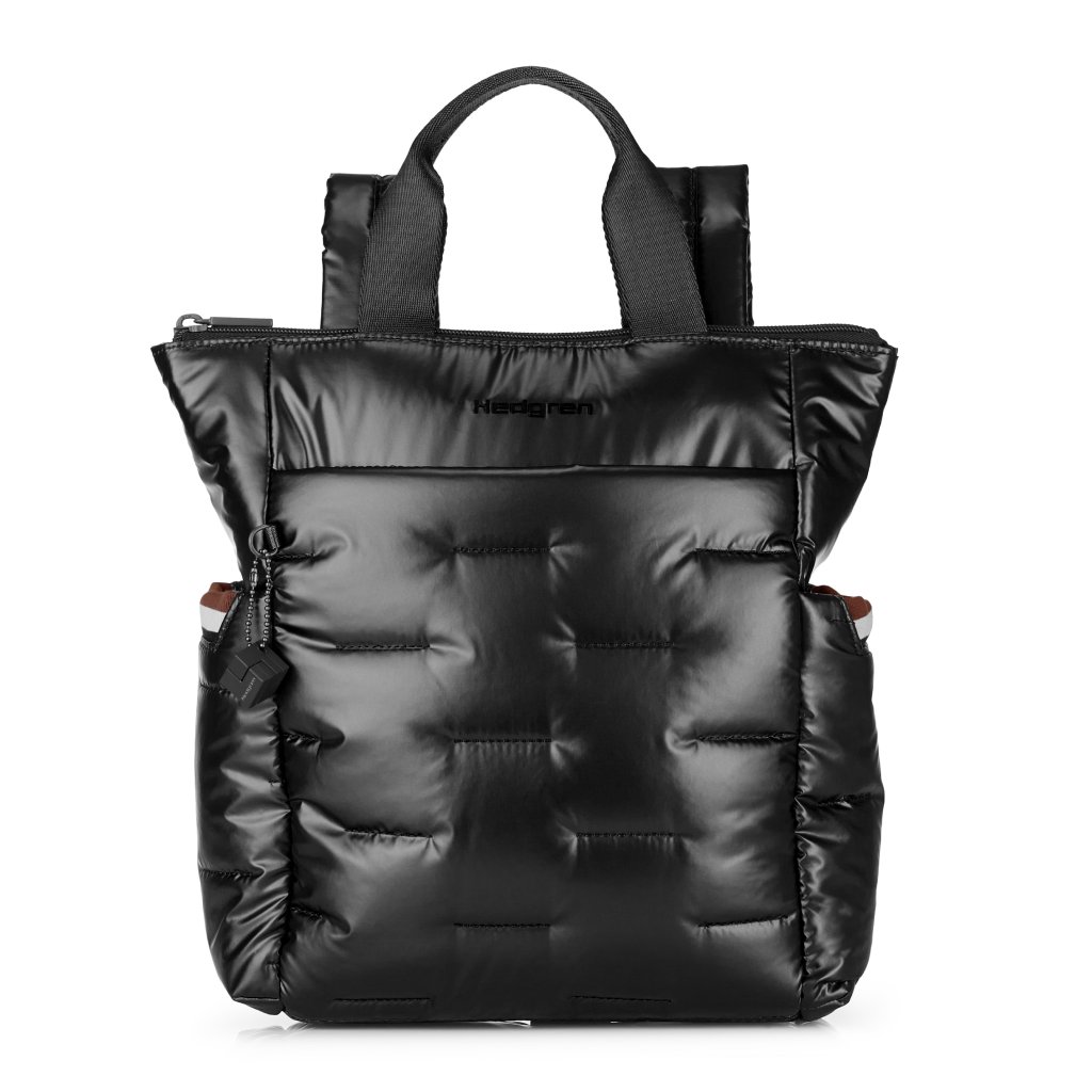 Hedgren Dámsky batoh Cocoon Comfy HCOCN04 - Černá/lesk - SvětBatohů.cz