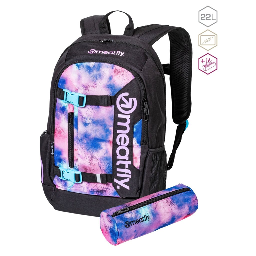 Meatfly Batoh Basejumper - Peach Aquarel - 22 L - SvětBatohů.cz