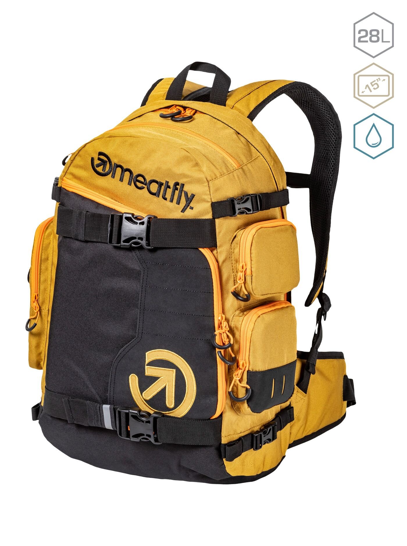 Meatfly Batoh Wanderer - Camel/Black - 28 L - SvětBatohů.cz