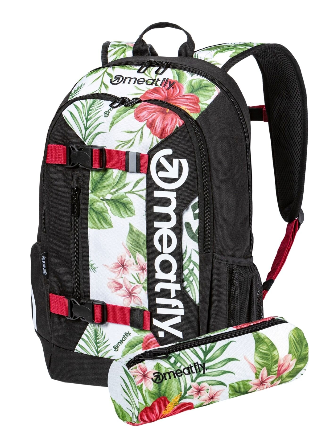 Meatfly Batoh Basejumper - White Tropical - 22 L + PENÁL ZDARMA PENÁL ...
