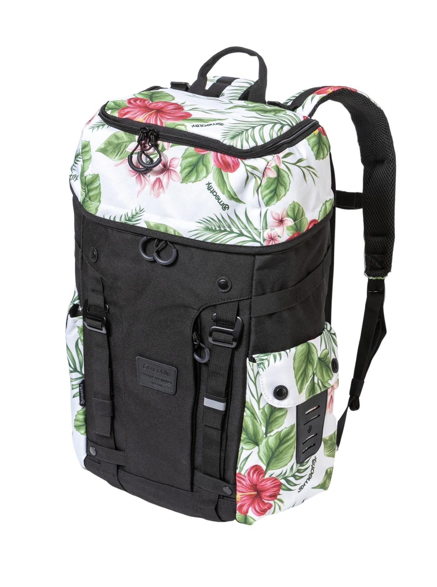 Meatfly Batoh Scintilla NEW - White Tropical / Black - 26 L - SvětBatohů.cz