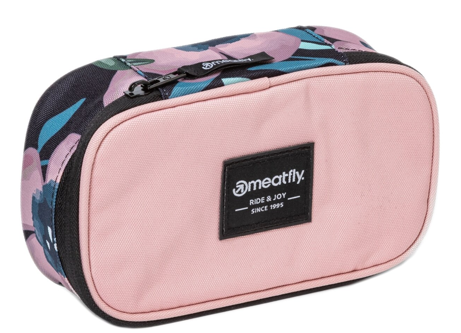 Meatfly pouzdro XL Pencil Case Pink Flowers - SvětBatohů.cz