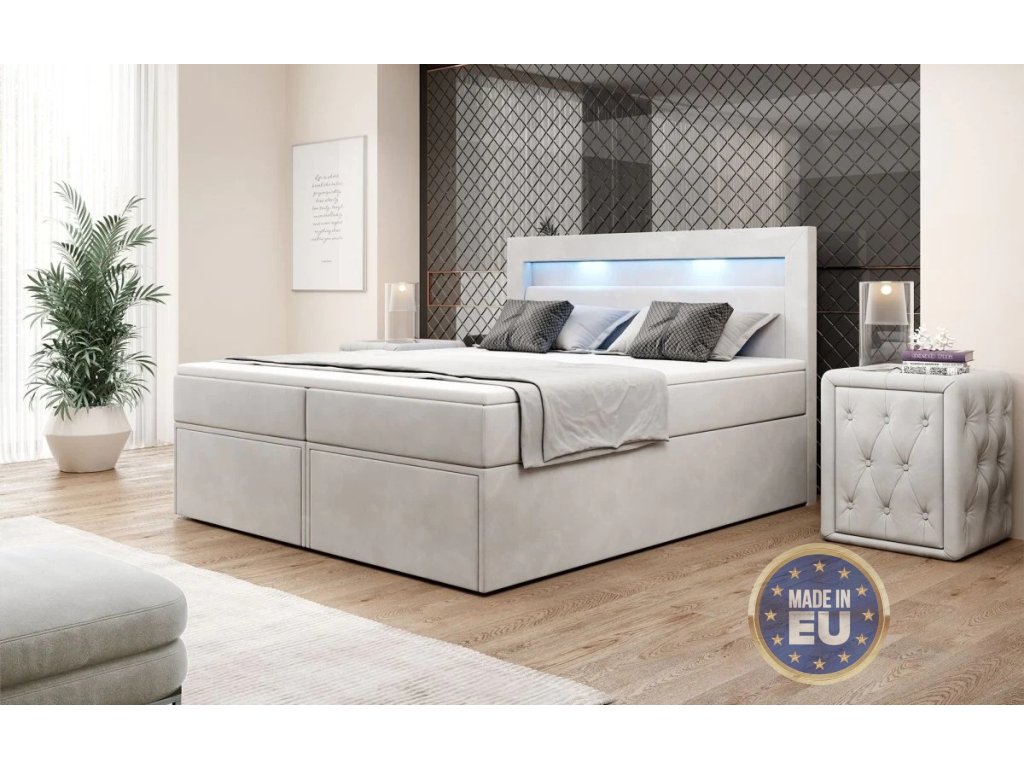 Boxspring postele K&M - Světdami.cz