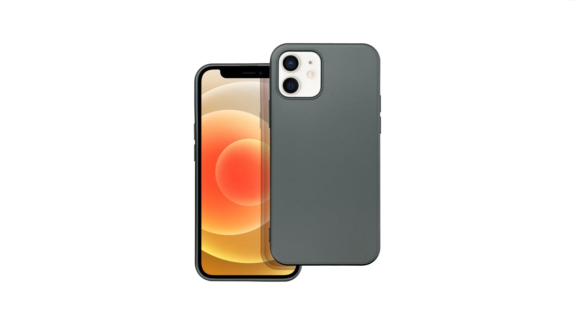 Metallic Case Grey Pro Iphone 12 12 Pro Svět Iphonu