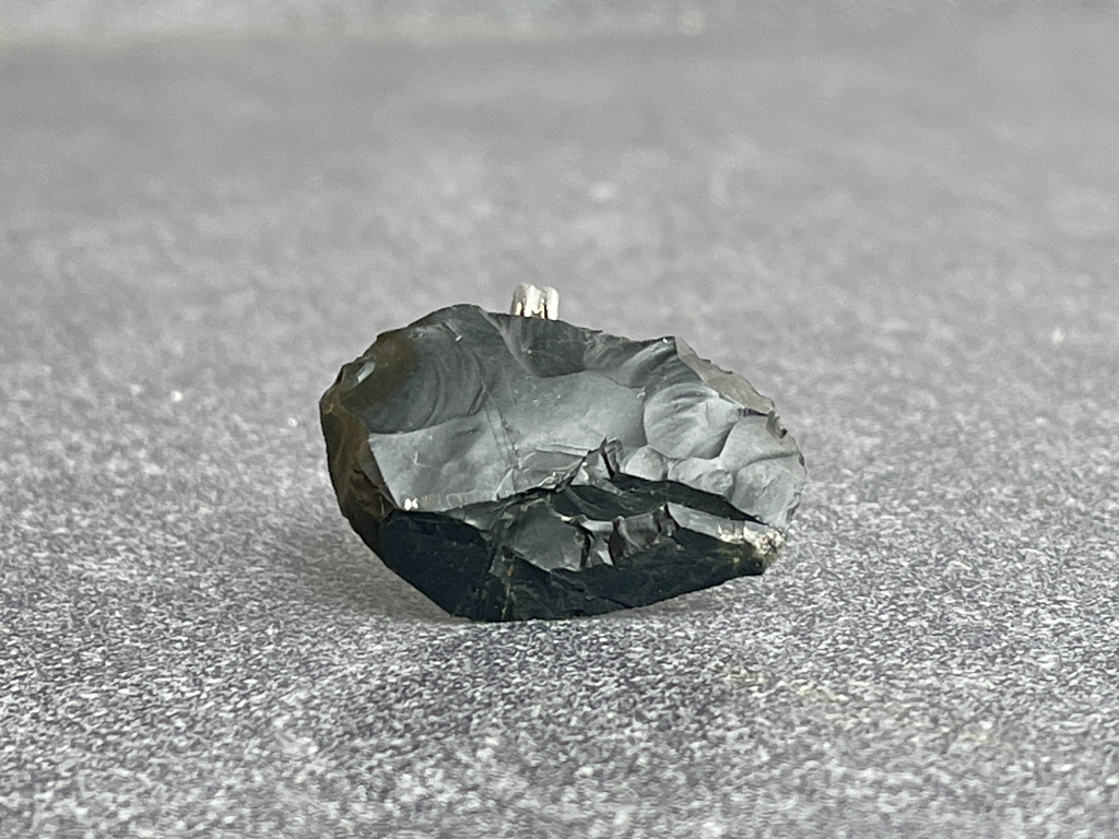 Onyx černý surový prsten