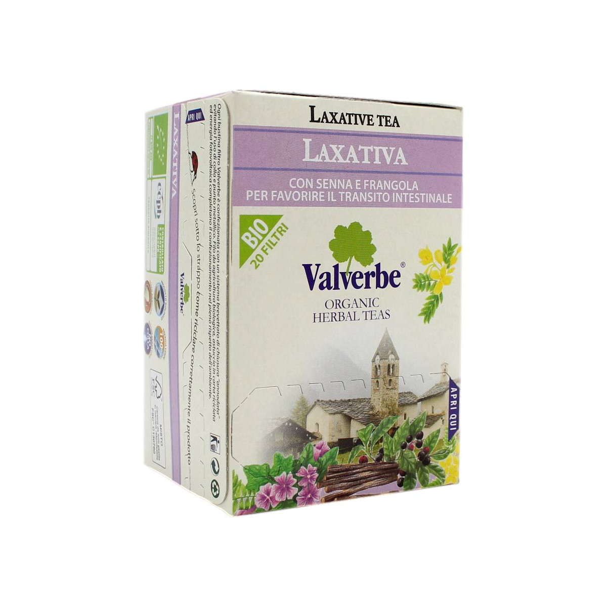 Laxative tea Valverbe - podporuje fyziologický preháňací účinok 30g ...