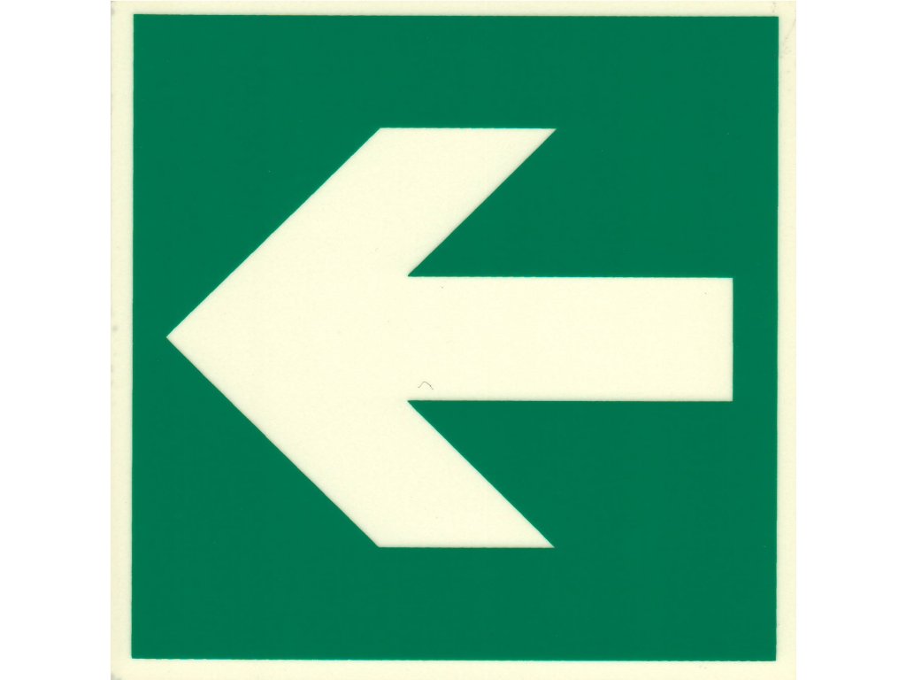 Směrová šipka - Bezpečnostní tabulky