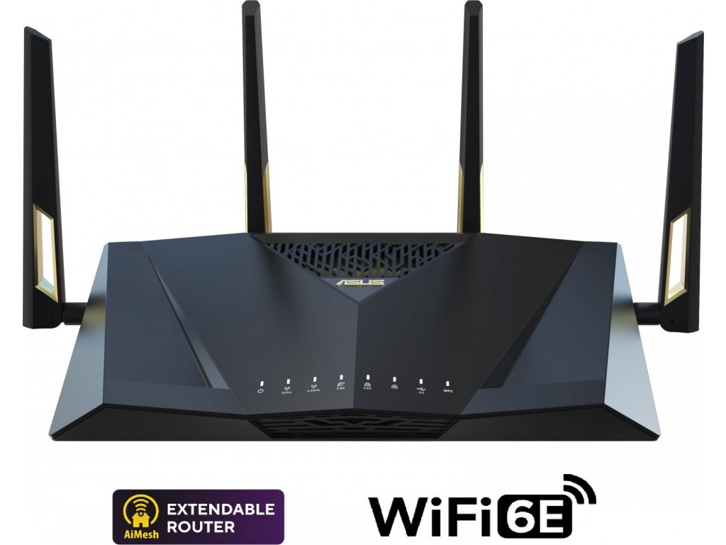 ASUS RT-AX88U Pro (AX6000) WiFi 6 Extendable Router, AiMesh, 4G/5G ...