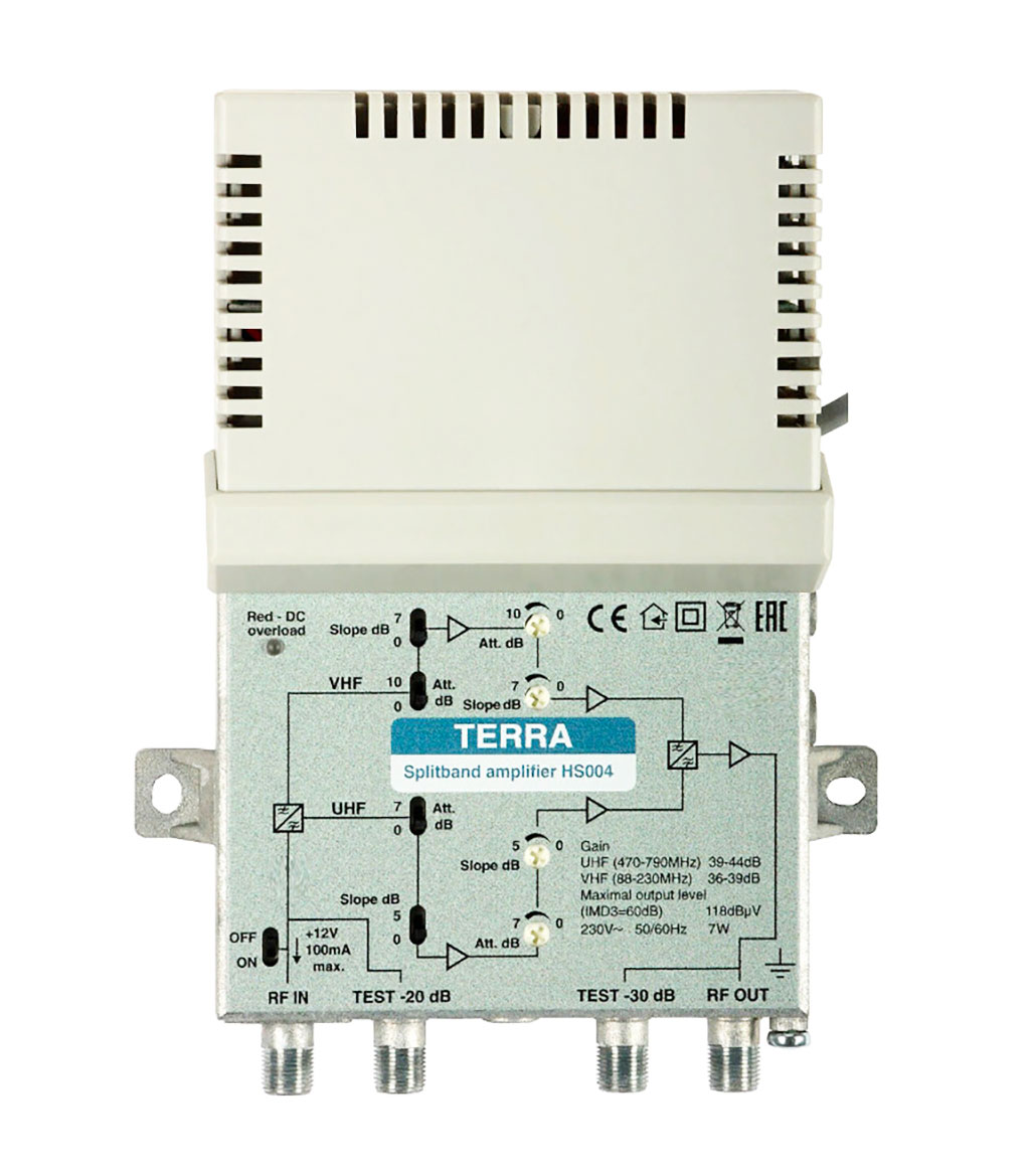 Terra HS004 zosilňovač televízneho signálu od €78 | TESA Shop