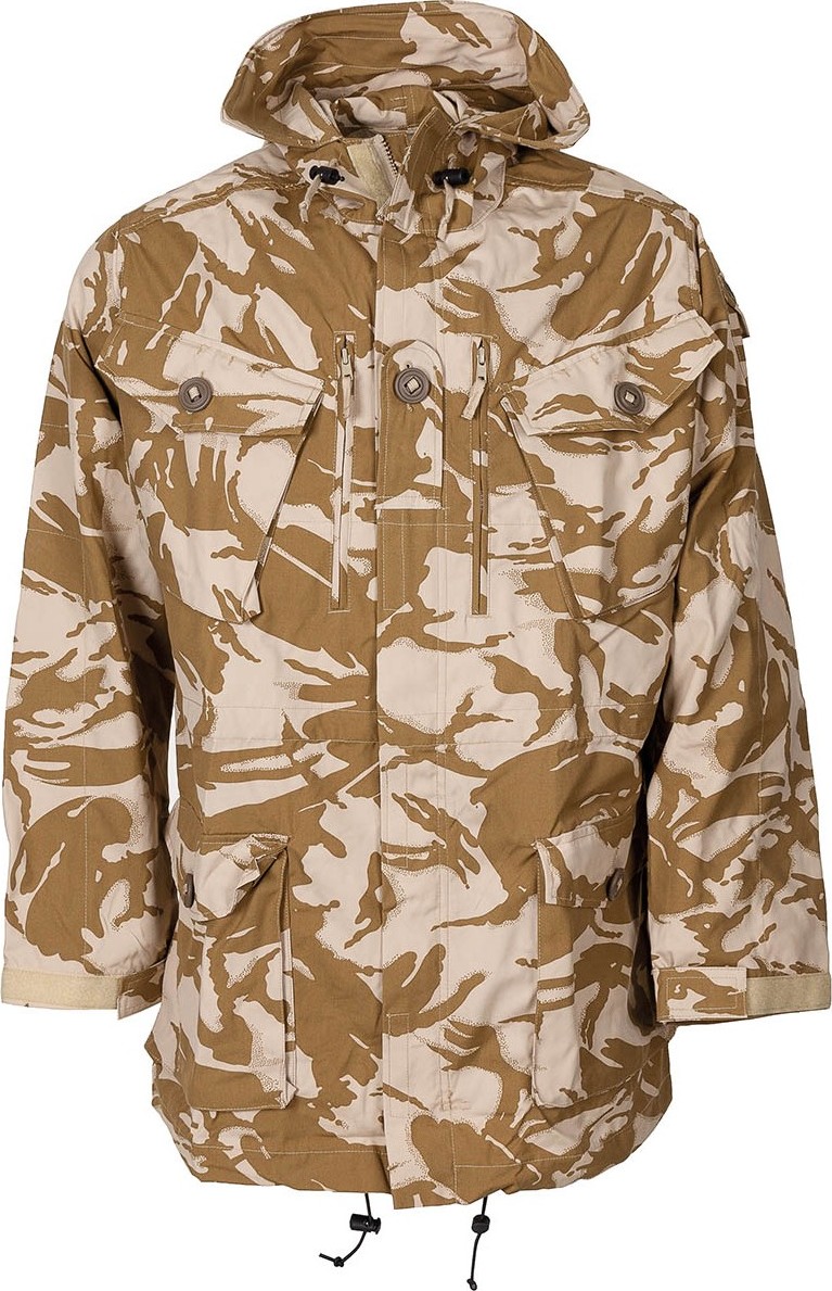 Bunda parka SAS desert DPM Smock Combat Windproof Velká Británie ...
