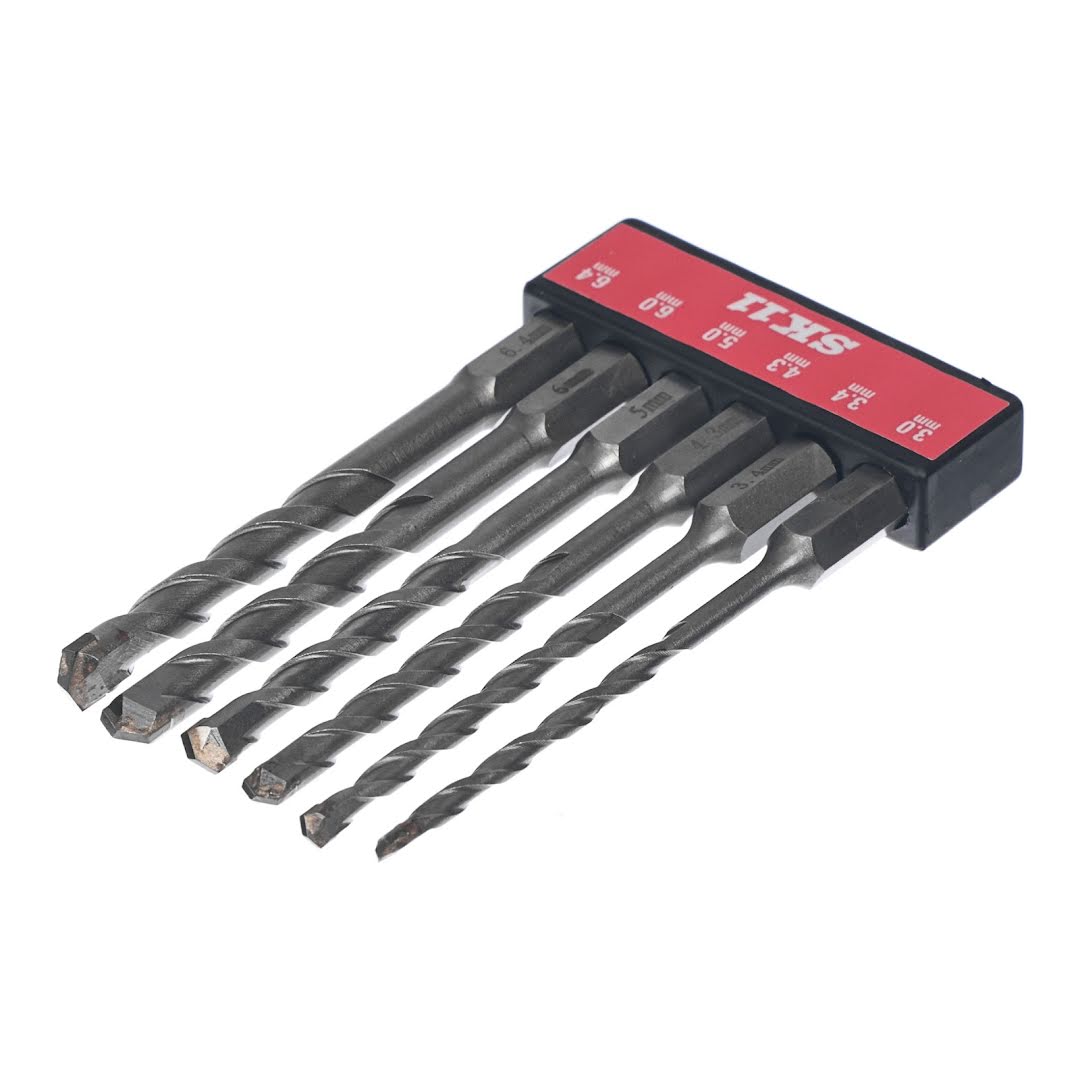 SK11 6-Piece Masonry Drill Bit Set - SICD-1 - Toolportal.eu