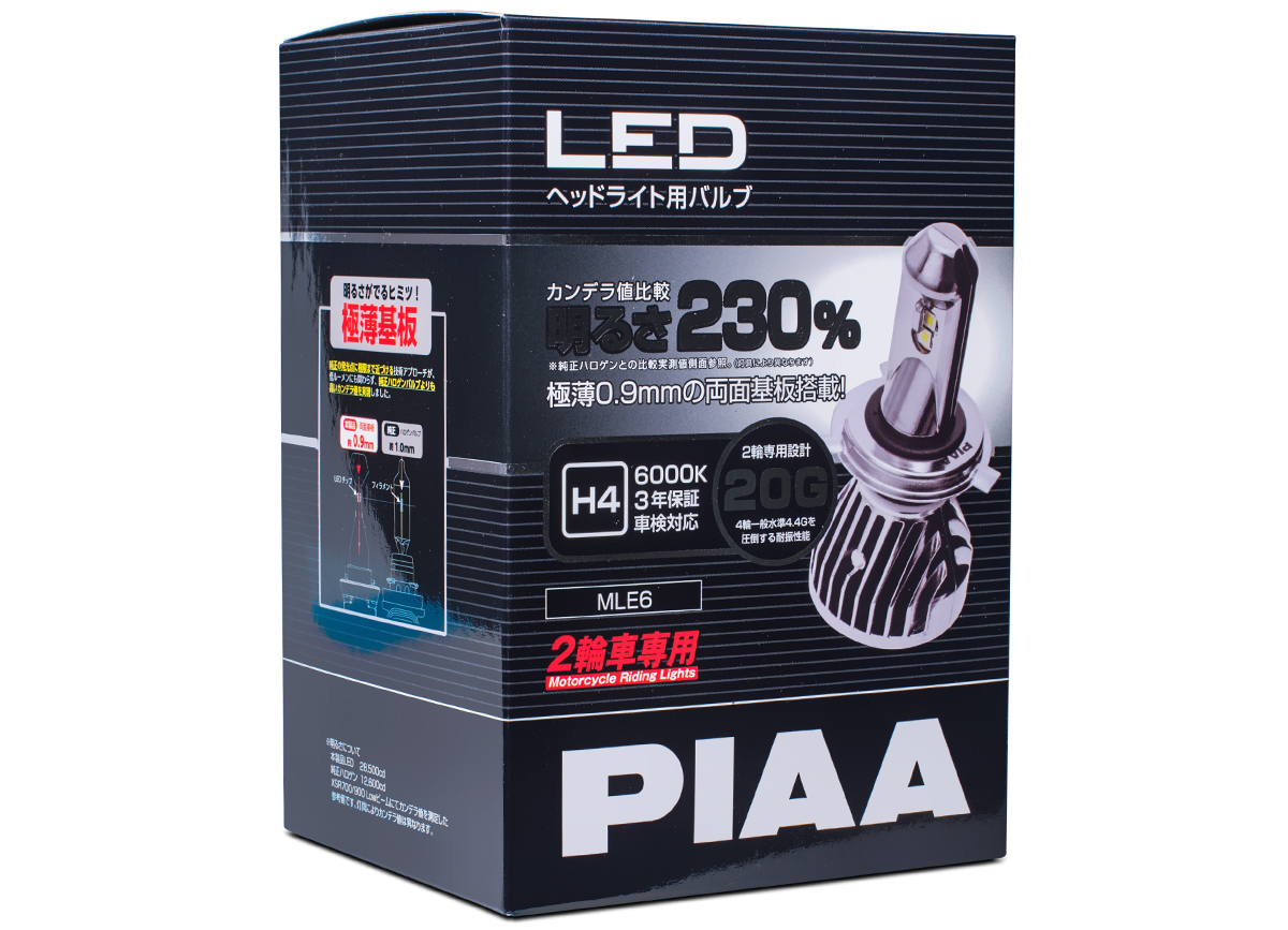 PIAA LED žárovka H4 pro motocykly, 12V/24V 6000 K - | 4x4 Eshop ...