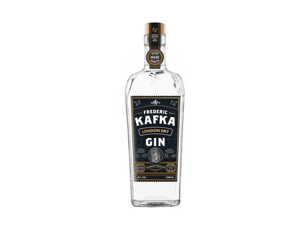 Frederic Kafka London dry gin 40 % 1l - topalkohol.cz Frederic Kafka London dry gin 40 % 1l - topalkohol.cz