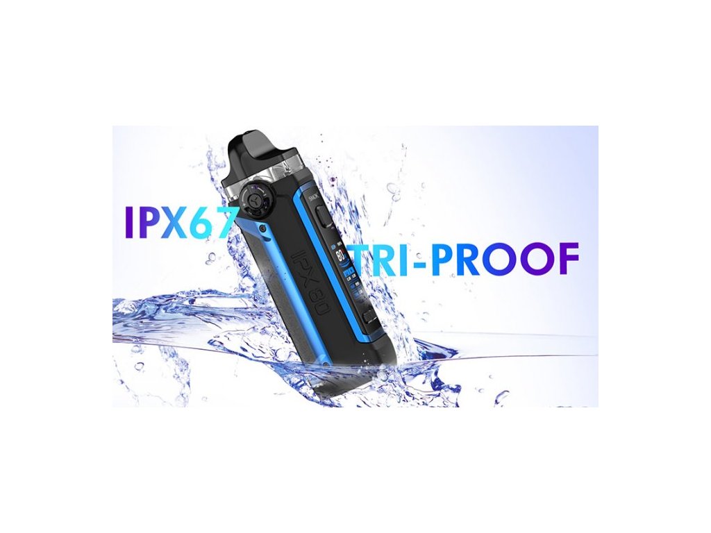 Smoktech IPX 80 grip Full Kit 3000mAh Black Carbon Fiber - Elektronické cigarety, náplně (e ...