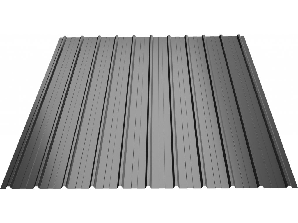 Trapézový plech antracit - Trapezovky.cz - Trapézové plechy, střešní okna