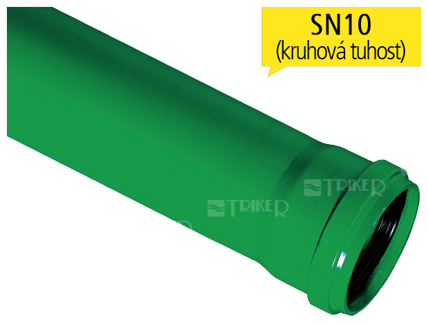 PPKGEM kanalizační trubka SN10 300 x 9,7 x 6000 mm - Triker a.s.