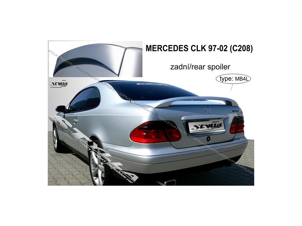 Zadní spoiler Mercedes Benz CLK W208, C208 coupe 06 / 1997 ...
