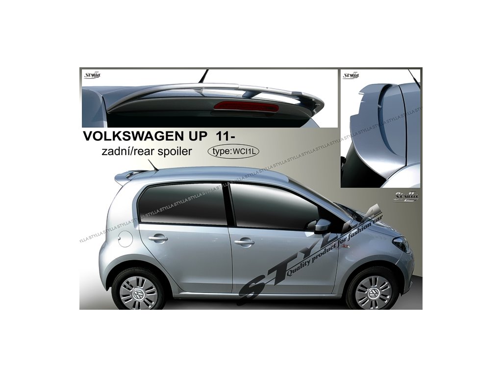 Zadní spoiler VW Up 3D / 5D hatchback 08 / 2011 – | Tuningshop.cz