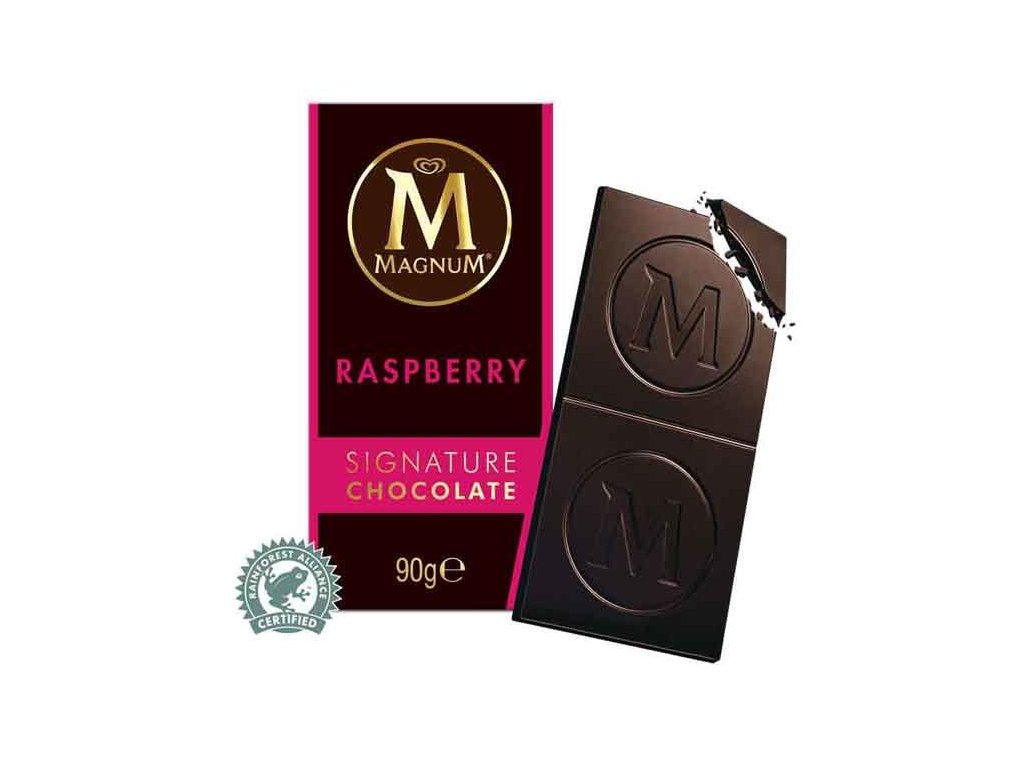 Magnum Milk Chocolate with Raspberry 90g | Tuzexovky.cz