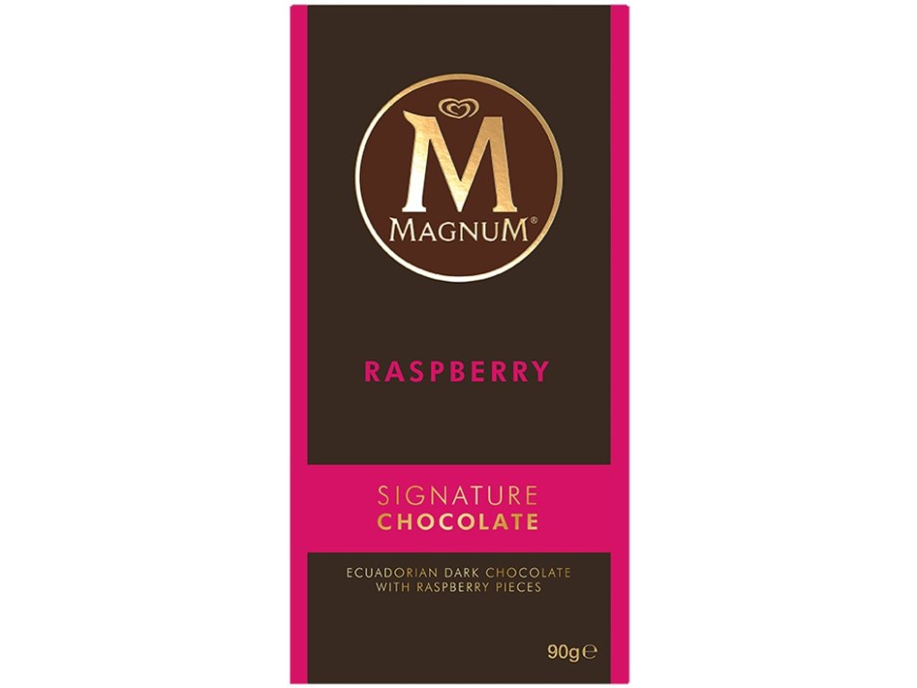 Magnum Milk Chocolate with Raspberry 90g | Tuzexovky.cz