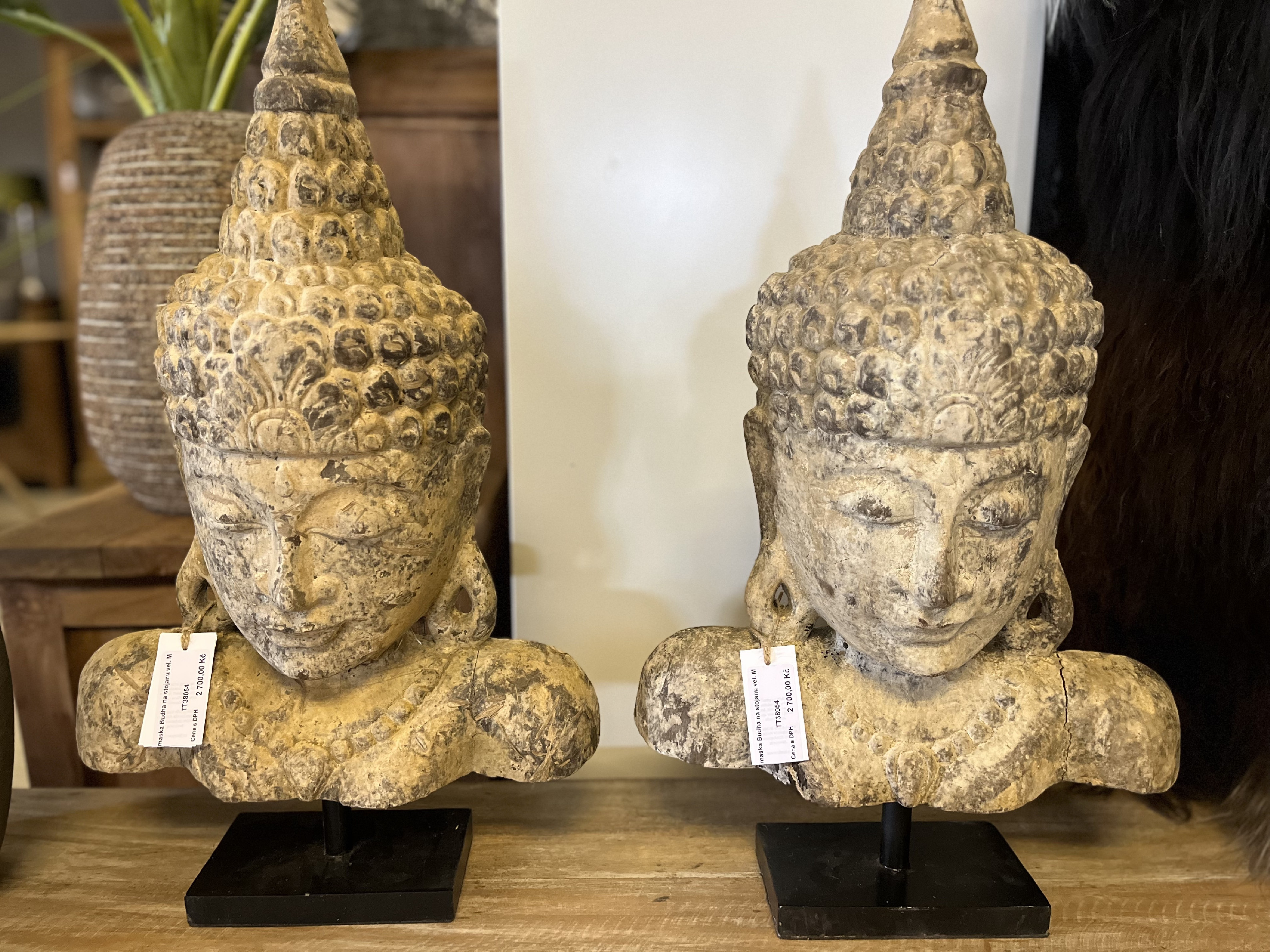 maska Budha na stojanu vel. M - Ubud Interier