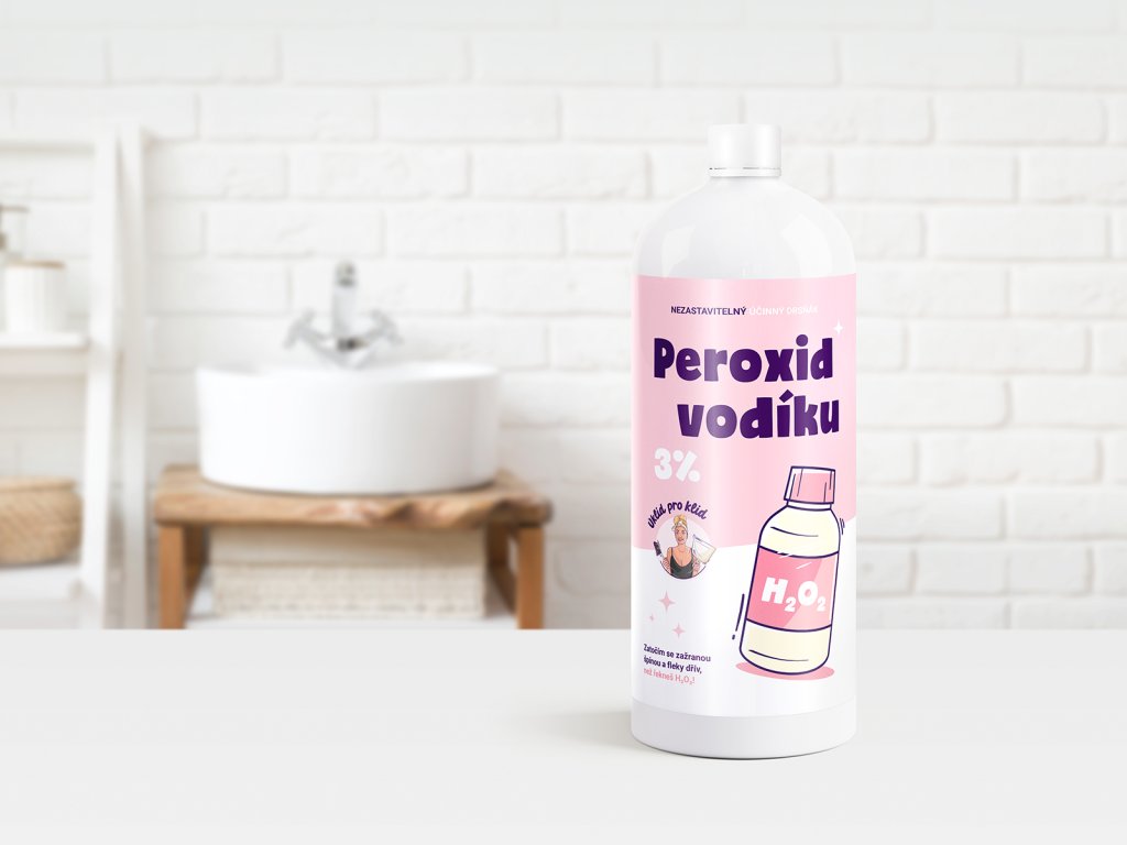 Peroxid vodíku 3% - 1 l - Úklid pro klid