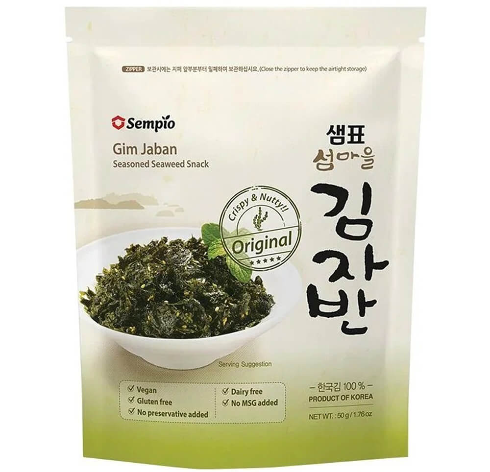 Křupavá svačina z mořských řas se sezamem 50 g - U Kubíčka