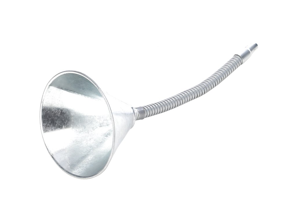 Pâlnie metalică cu gât flexibil Silverline - uni-max.ro