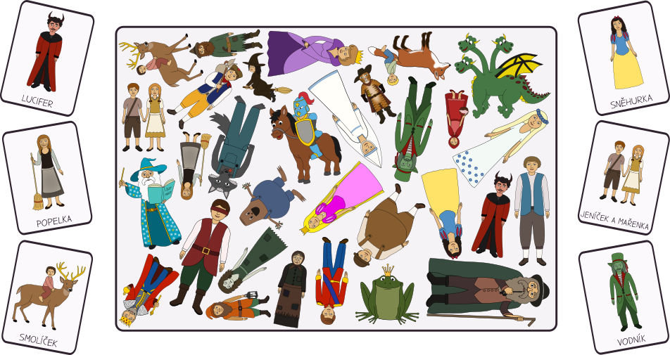 Pohádkové postavy - Aktivity pro děti | UnoDuo.cz