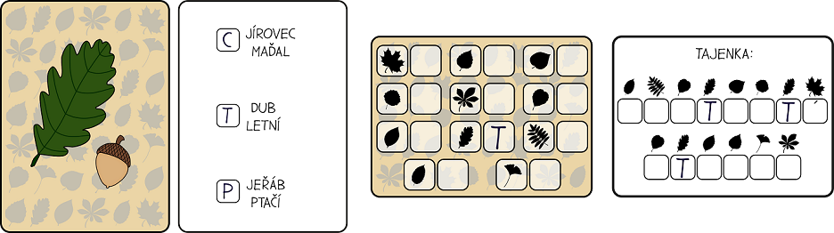 Den stromů - Bojovka a třísložkové karty pro děti | UnoDuo.cz