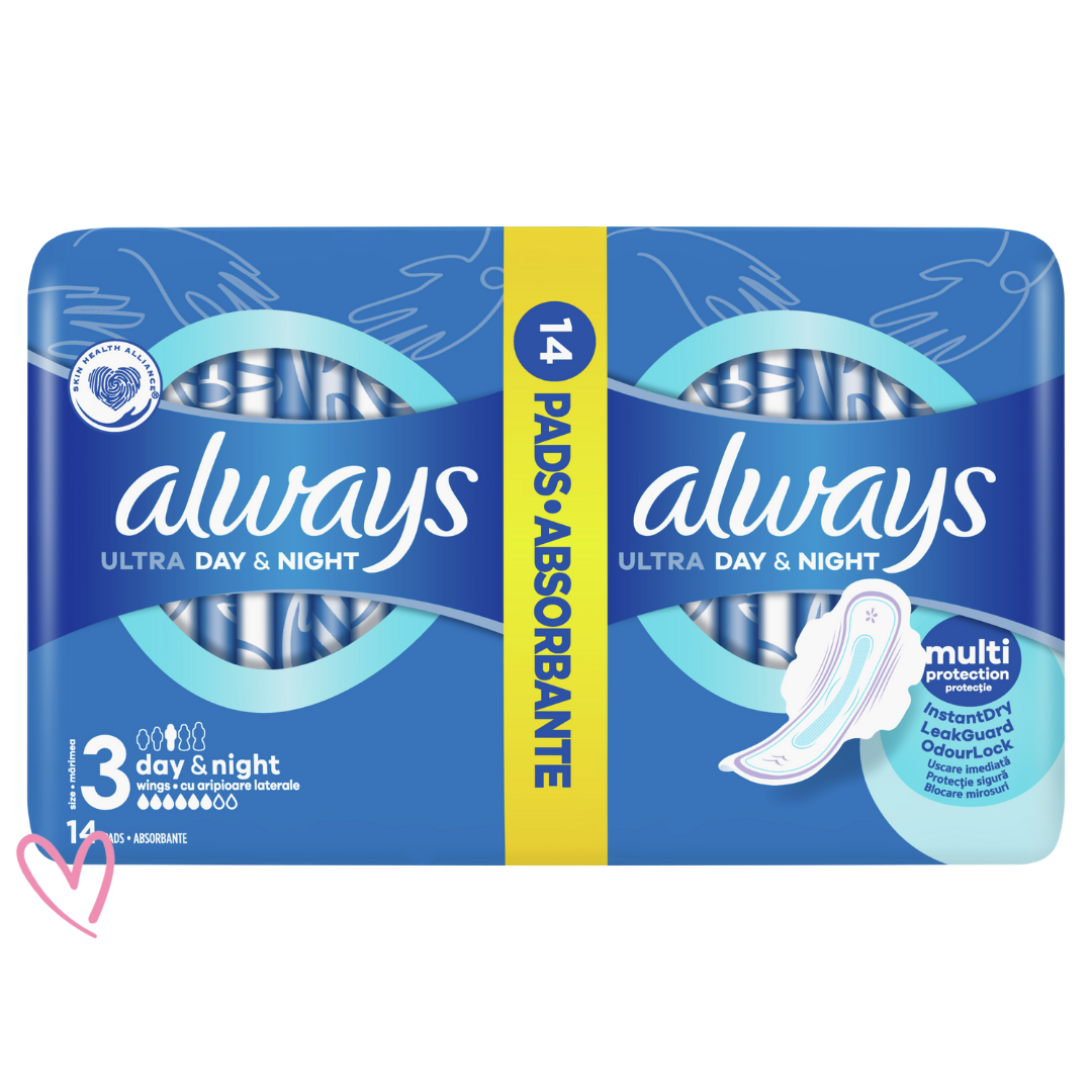 Vložky Always Ultra Night DUO 14 ks