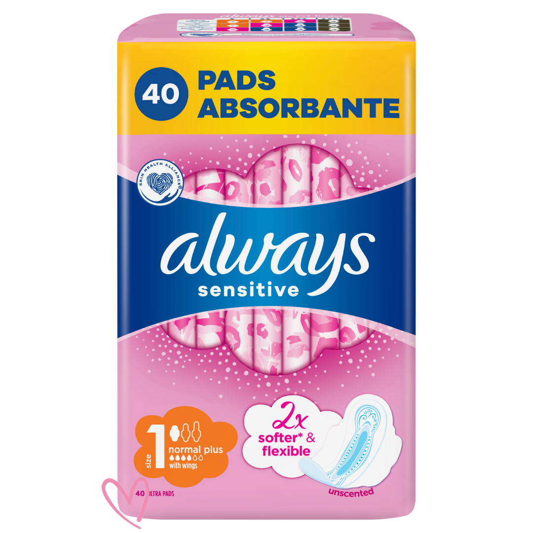 Vložky Always Ultra Sensitive Normal Plus Quatro 40 ks