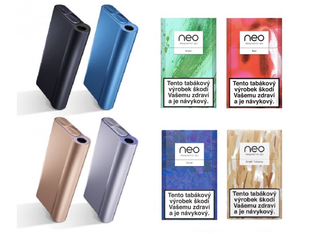 Zahřívaný tabák glo™ Hyper + a náplně NEO ️nyní se SLEVOU