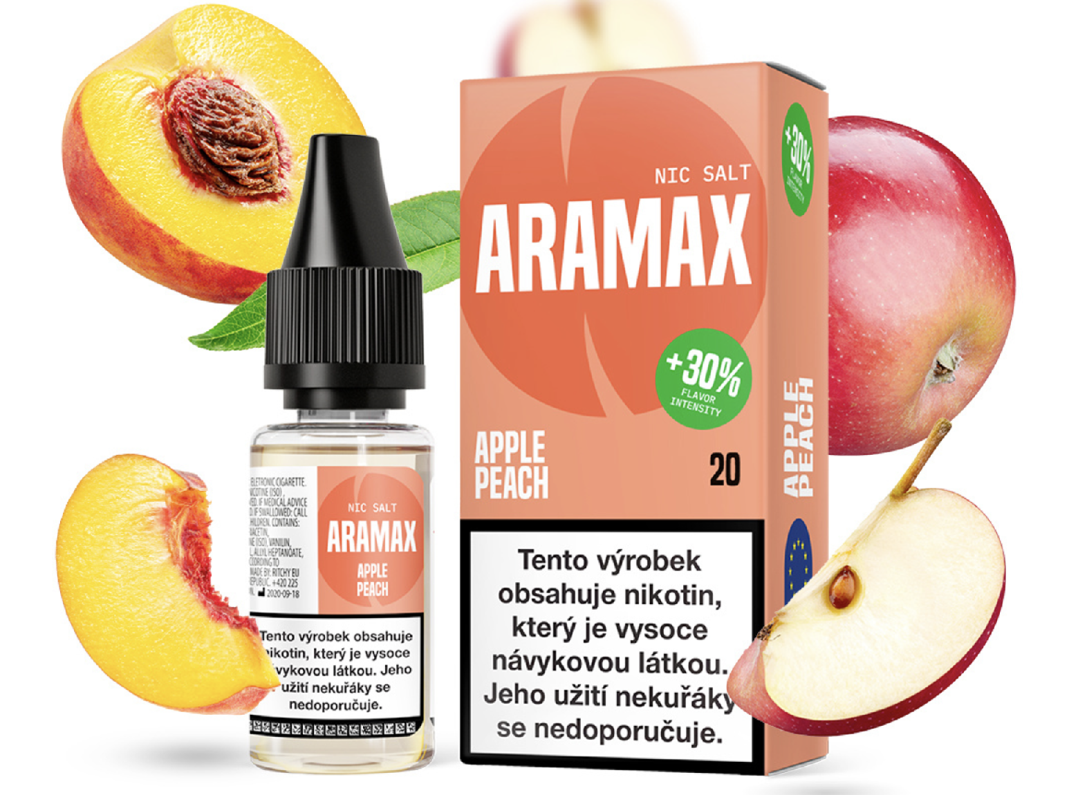 Aramax Salt - Apple Peach (Jablko s broskví) 10ml | Vapoo.cz
