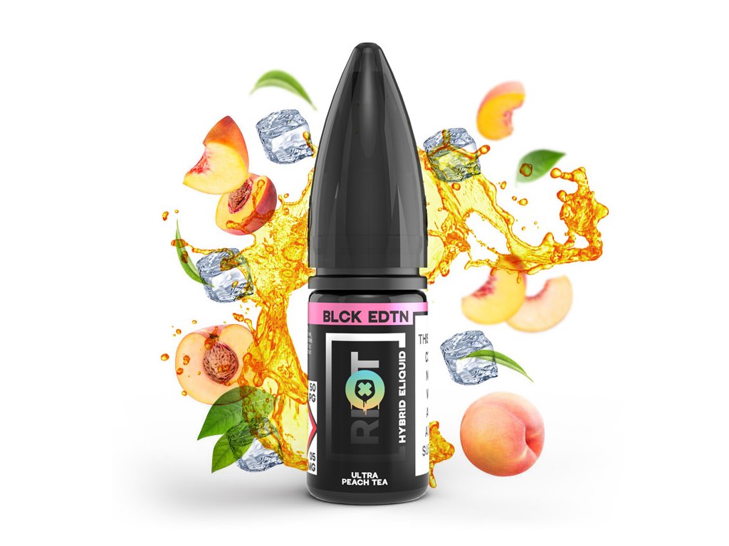 Nikotinová sůl Riot SALT Hybrid - Ultra Peach Tea / Ledový broskvový ...