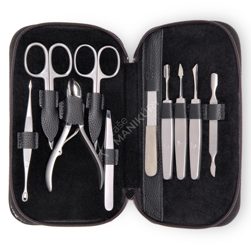 Sacher dámská 10dílná kožená manikúra ALL INCUSIVE TR600R.1504 černá ...