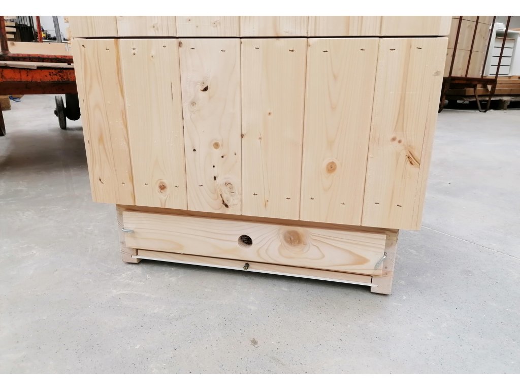 Včelí úl 39x24 cm s 3 nástavky - 2 cm zateplení - Včelírámek.cz