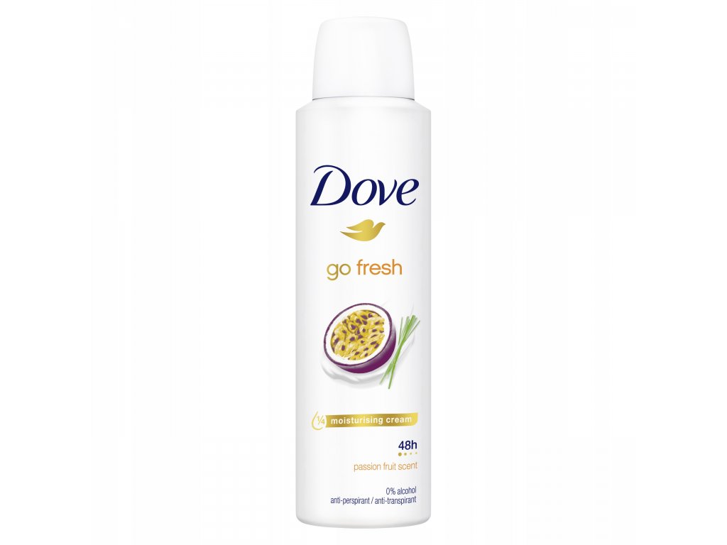 Dove Go Fresh antiperspirant Marakuja & Citrónová tráva, 150 ml - VELDRO