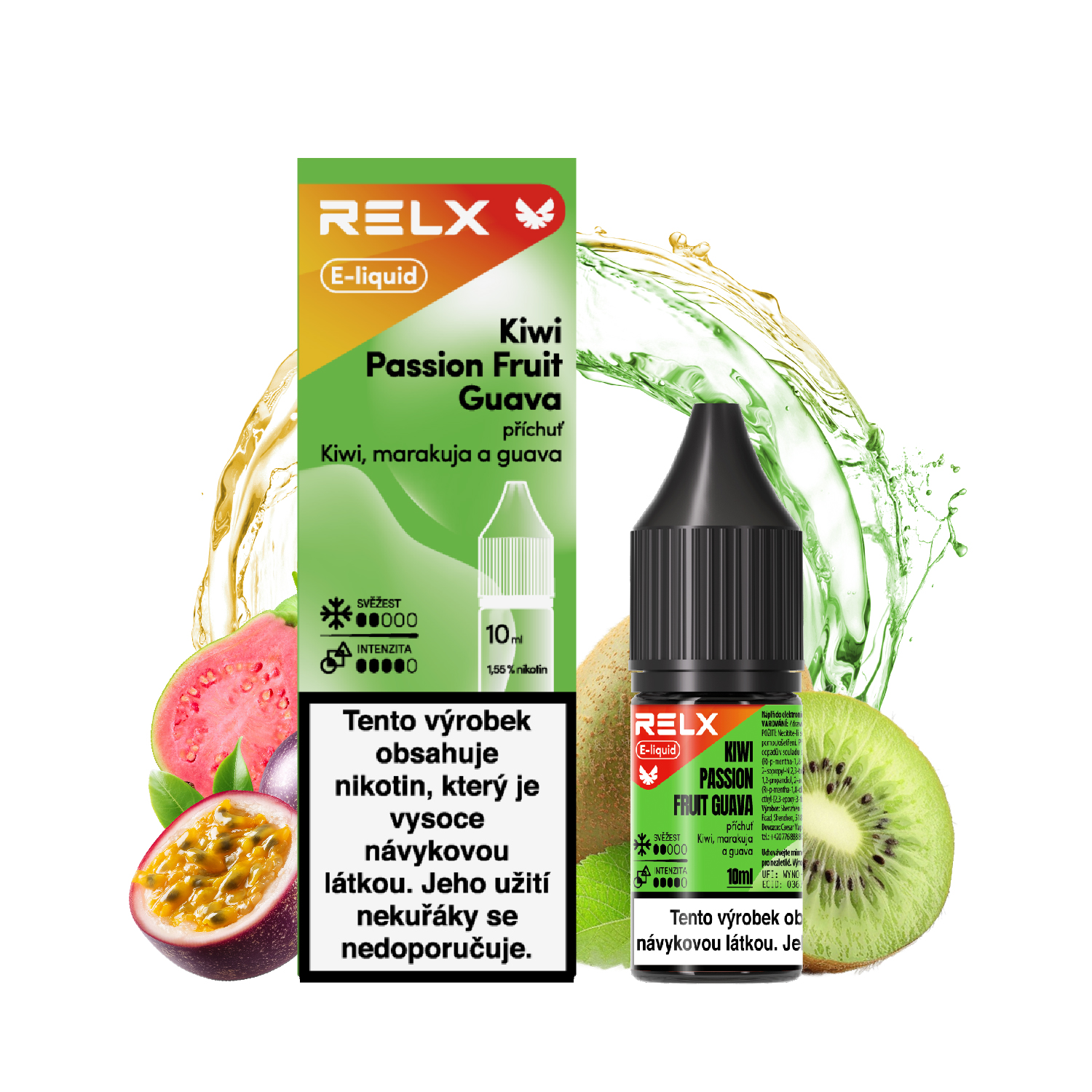 RELX - Kiwi Passion Fruit Guava - 10ml (R) 18mg/ml - VENIX