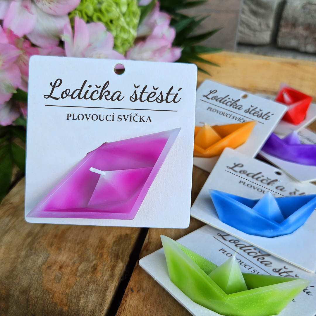 Lodička štěstí - na kartičce bez balení - Veselá bomba