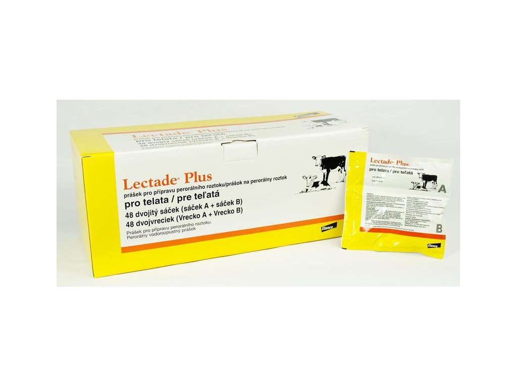 Lectade Plus – rehydratační roztok pro telata | Vet-shop.cz
