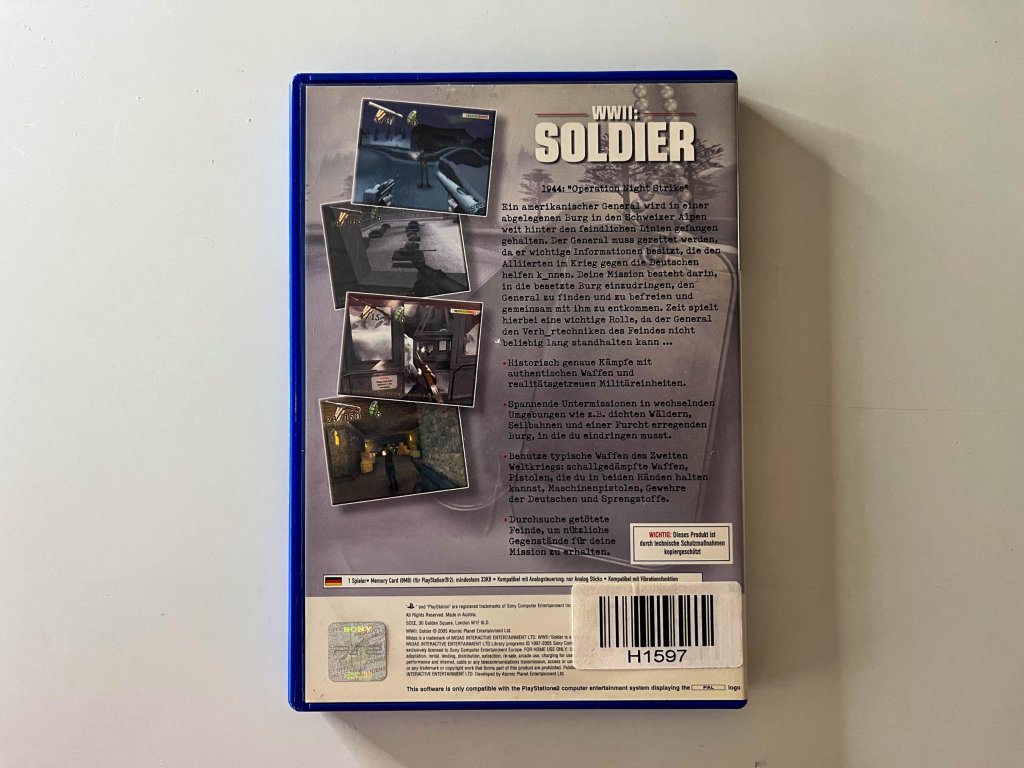 WWII: SOLDIER (PS2) - videohry.tv