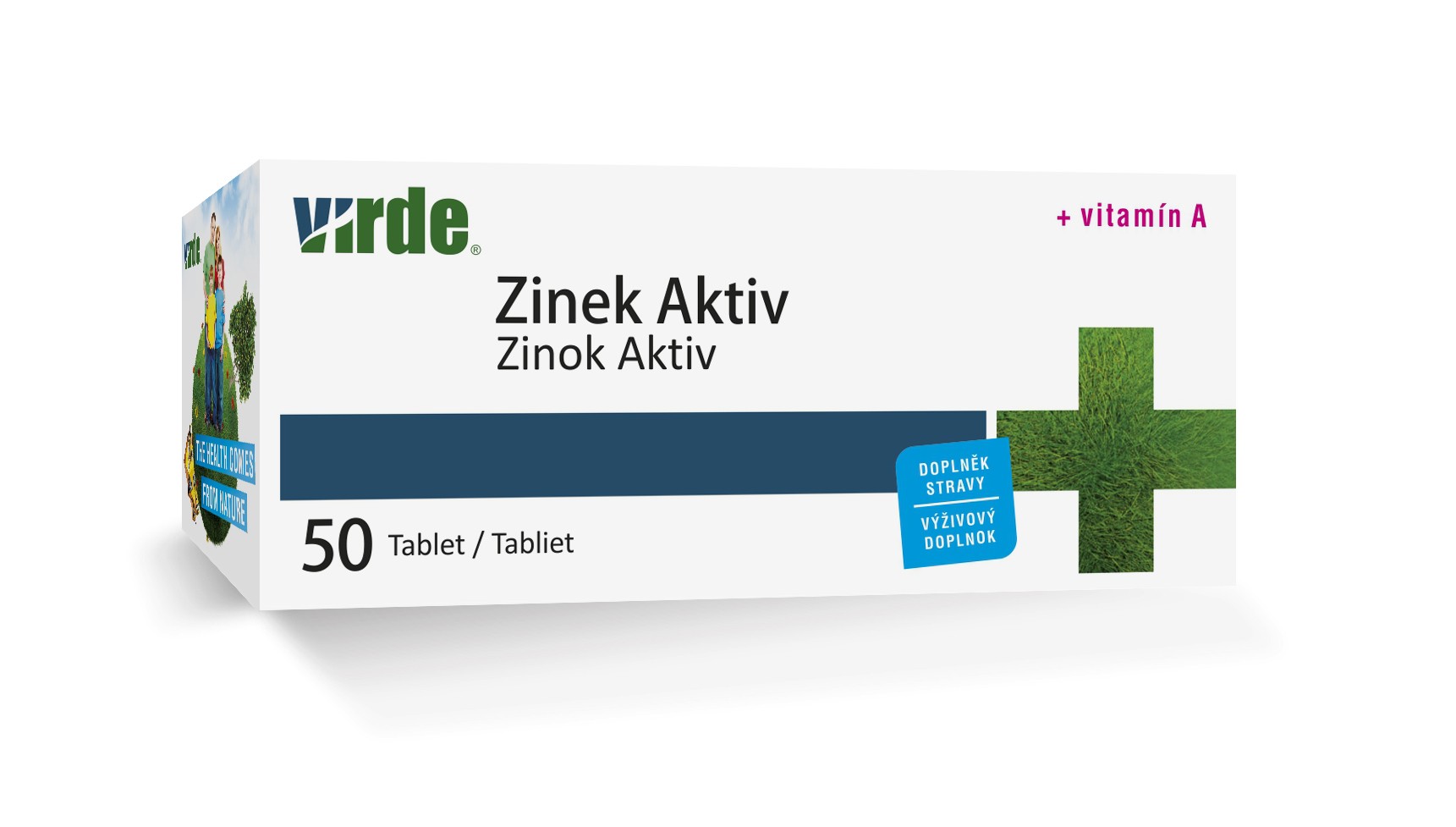 Zinek Aktiv 50 tablet - VIRDE - doplňky stravy / přírodní kosmetika