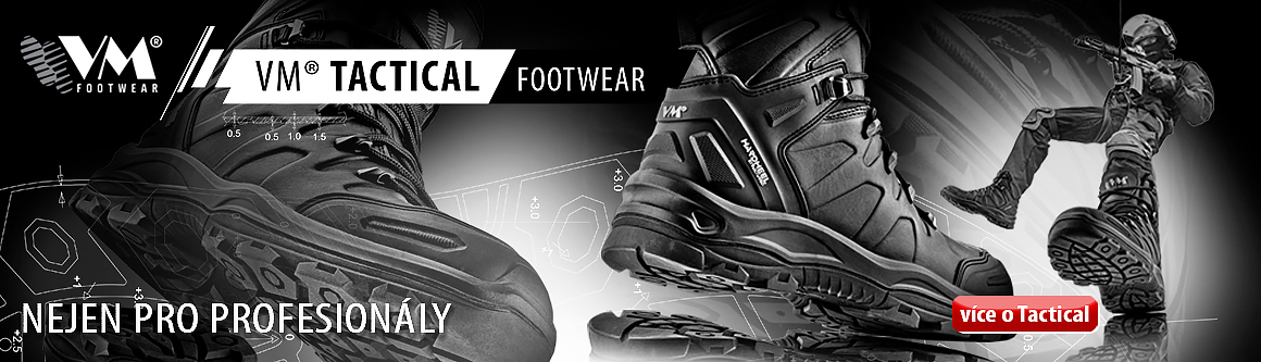 Pracovní obuv, bezpečnostní a outdoor obuv VM