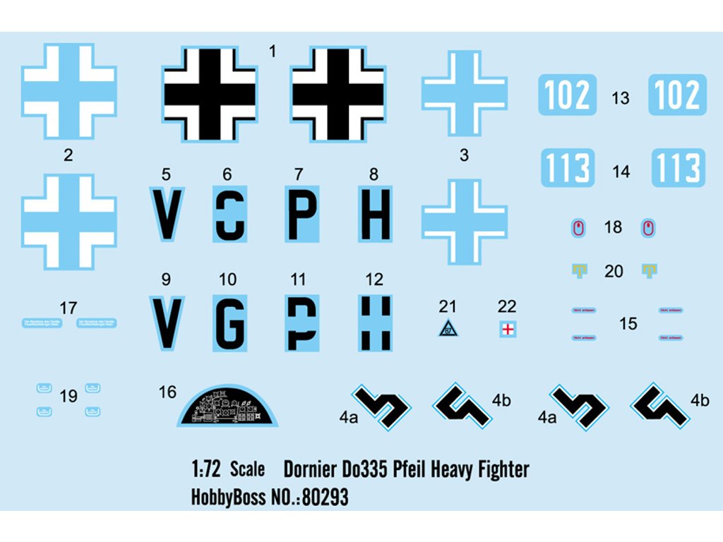 Hobbyboss - Dornier Do 355 Pfeil, Luftwaffe, 1/72 - Vojenskemodely.cz ...